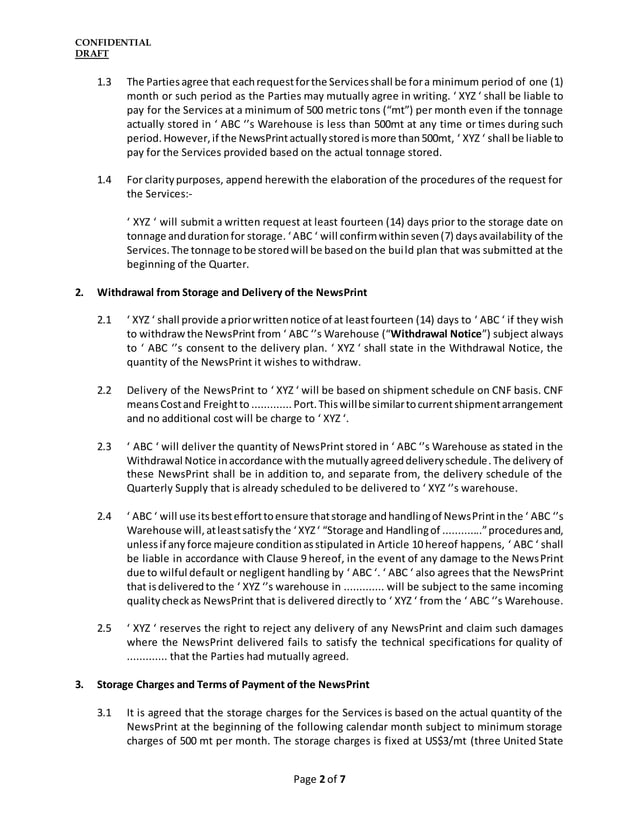 Warehouse Contract Sample (Purchase this doc, Text: 08118887270 ...