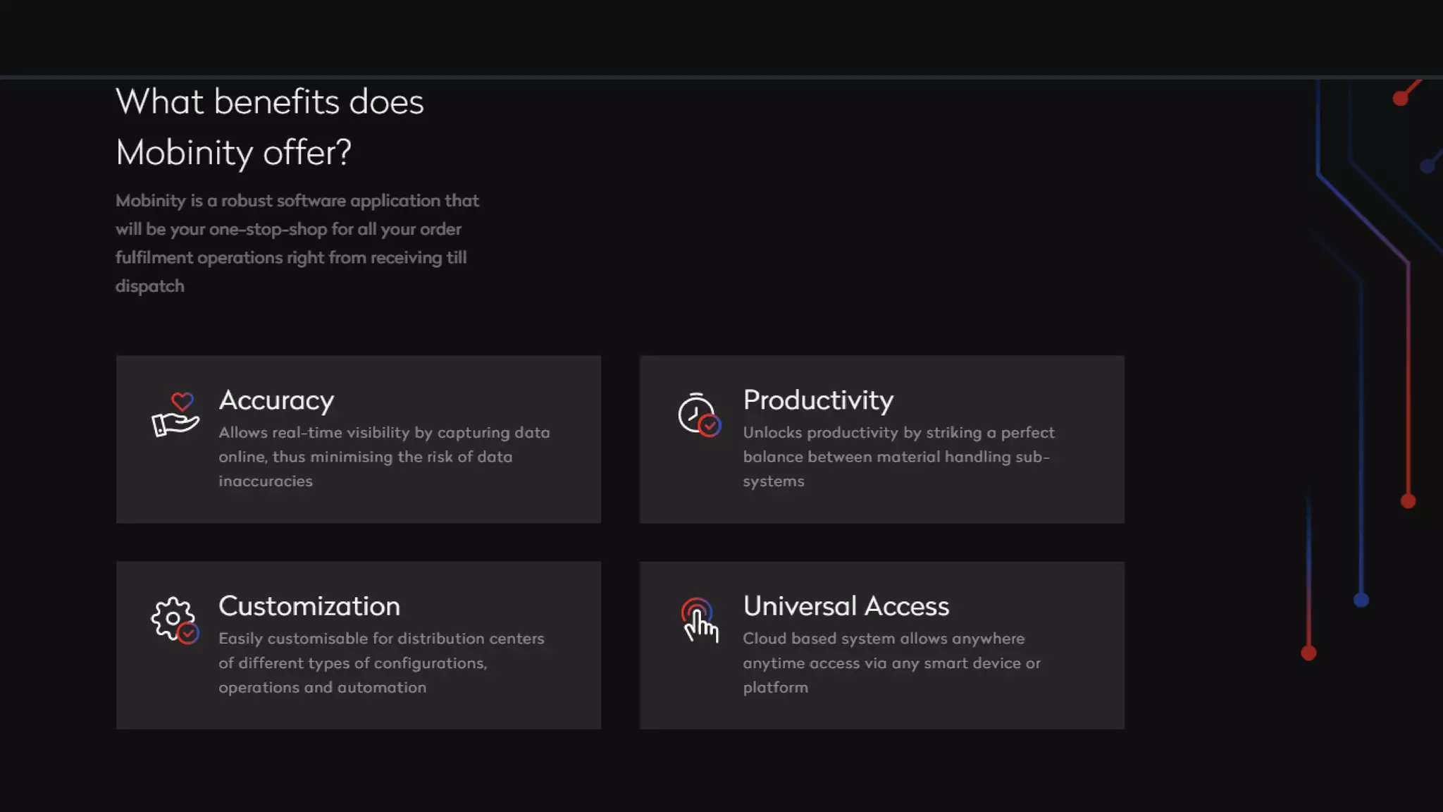 Warehouse control system (Mobinity) by Addverb Technologies | PDF