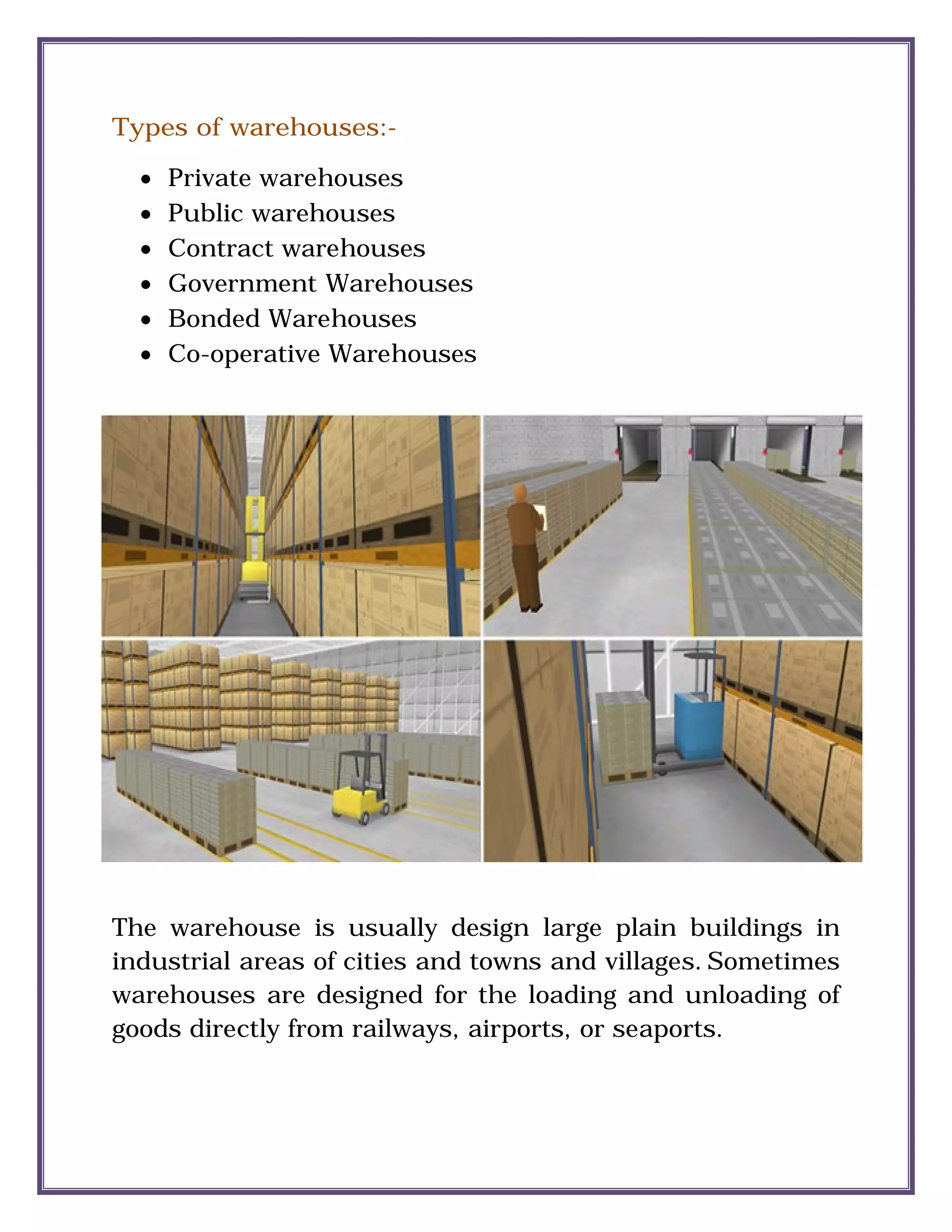 Warehouse Design | PDF | Logistics | Business