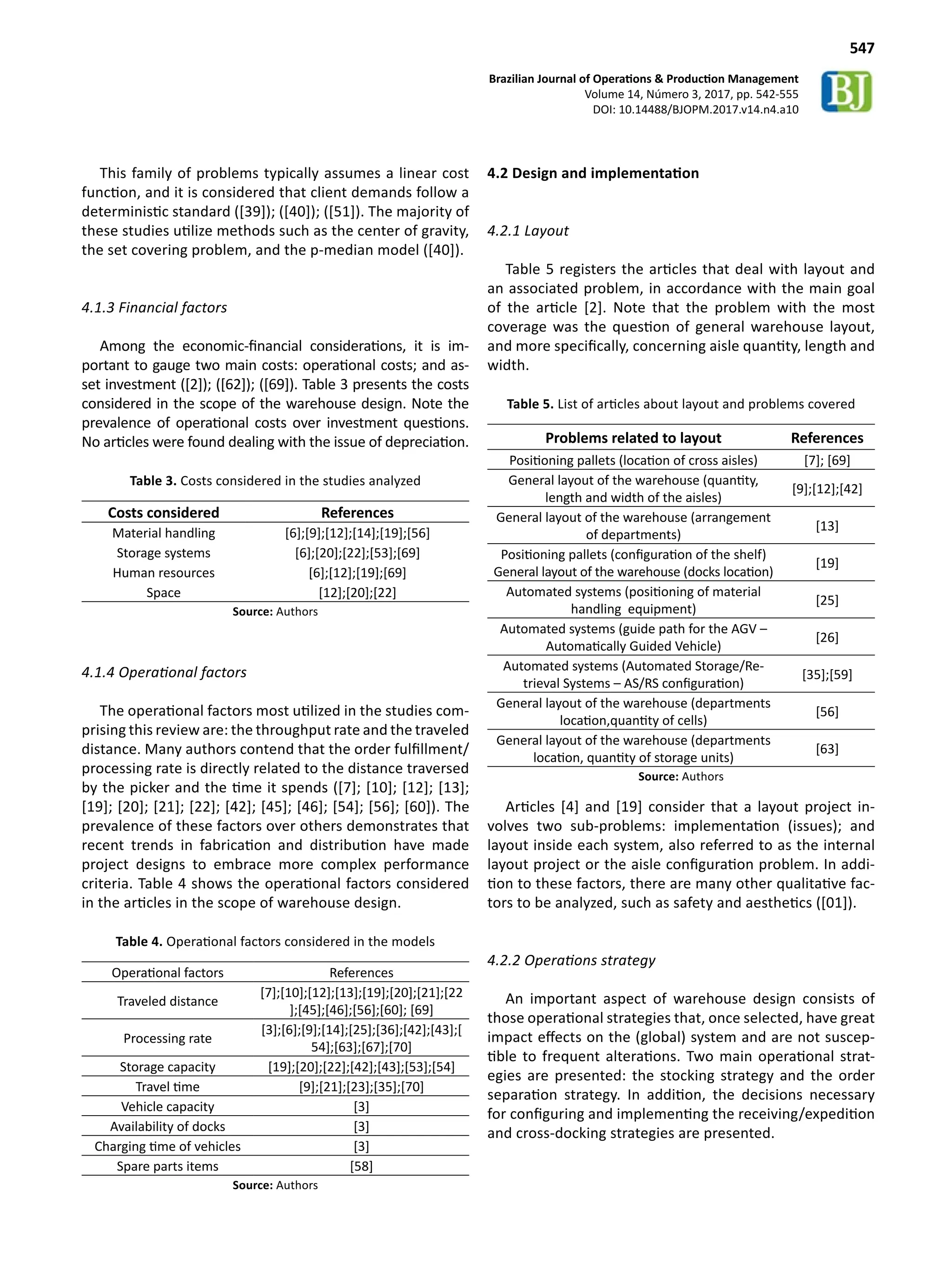 Warehouse design | PDF