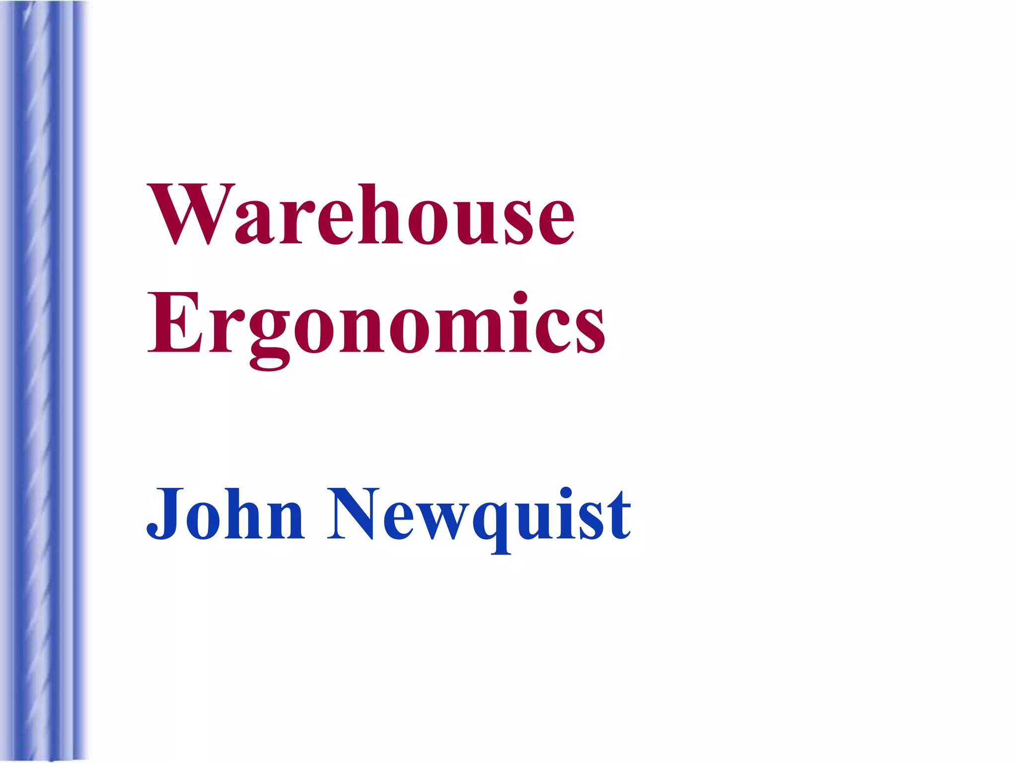Warehouse Ergo 2017 | PPTX
