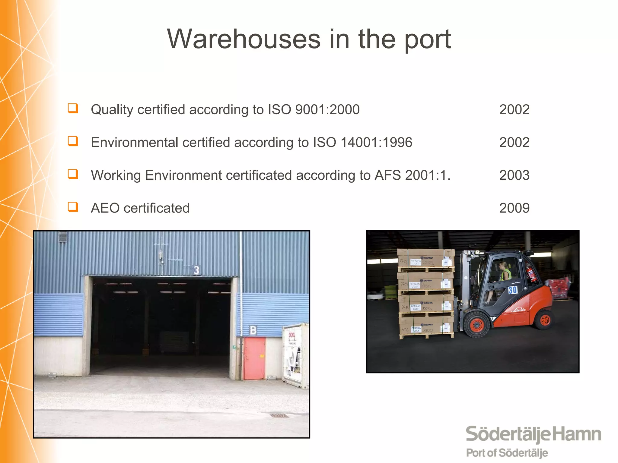 Warehouse in port of södertälje aug 2010 | PPT | Industrial Property ...