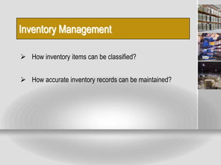 Warehouse & inventory management template | PPTX