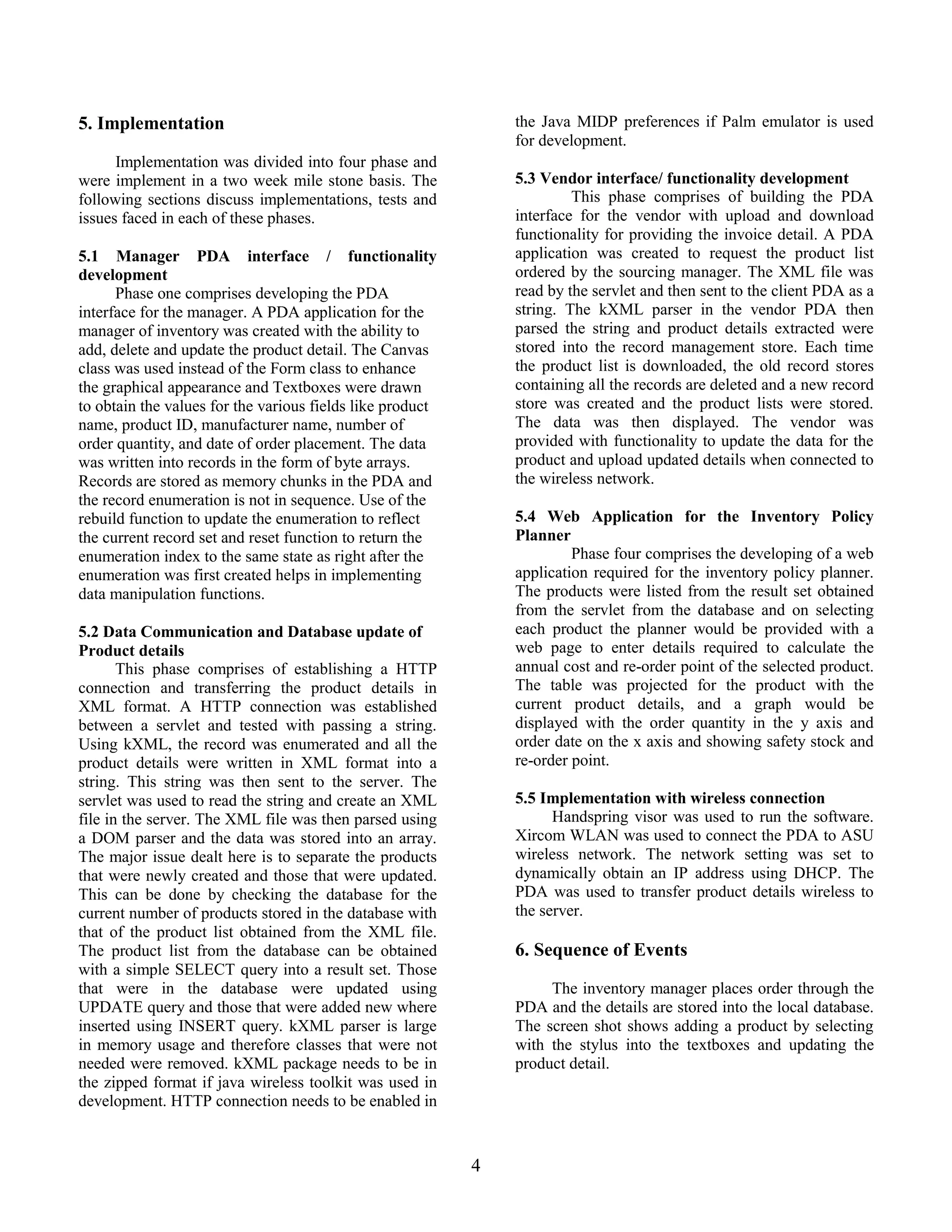 Warehouse inventory system | PDF