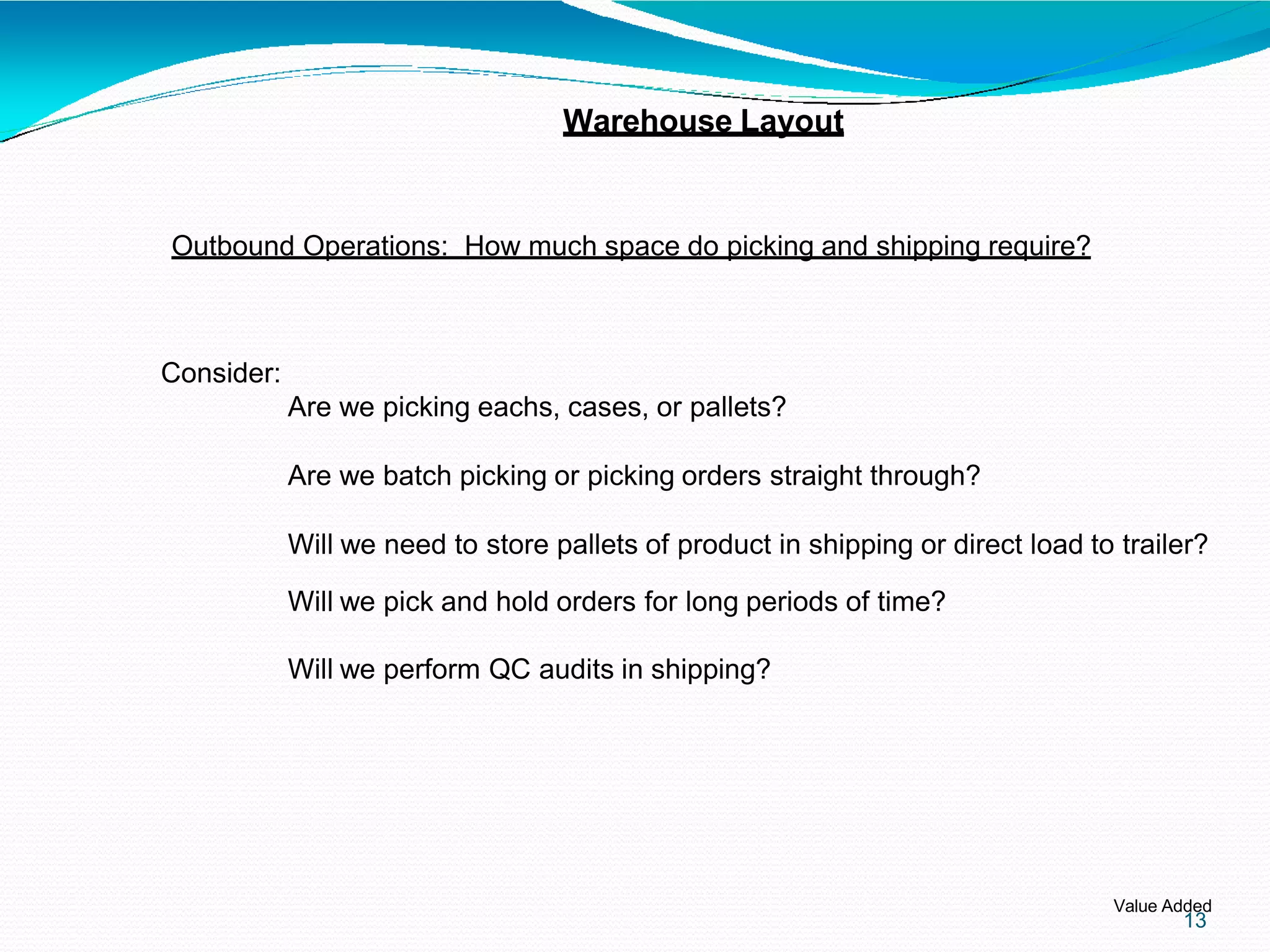 warehouselayout-111212212547-phpapp01.pptx | Data Storage and Warehousing | Computing