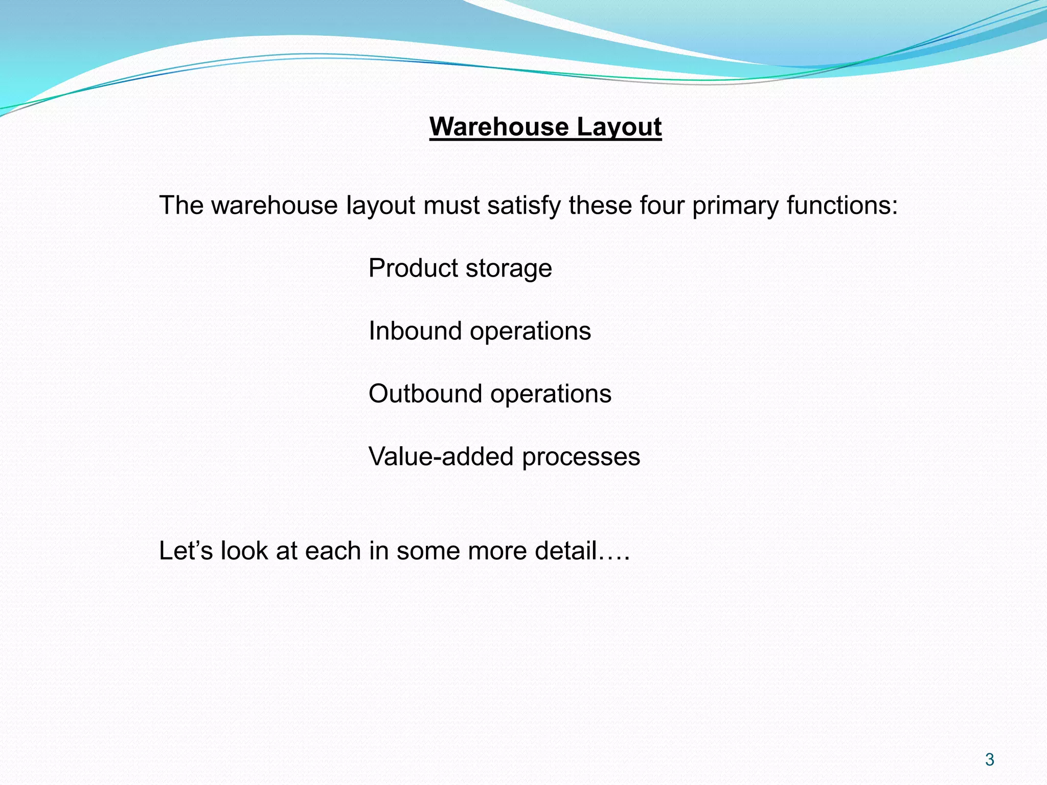 Warehouselayout | PPTX