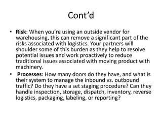 warehouse location considerations.ppt