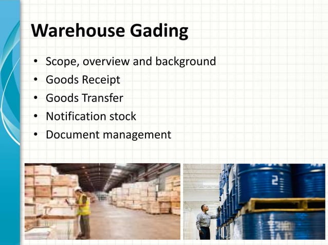 Warehouse Management | PPTX
