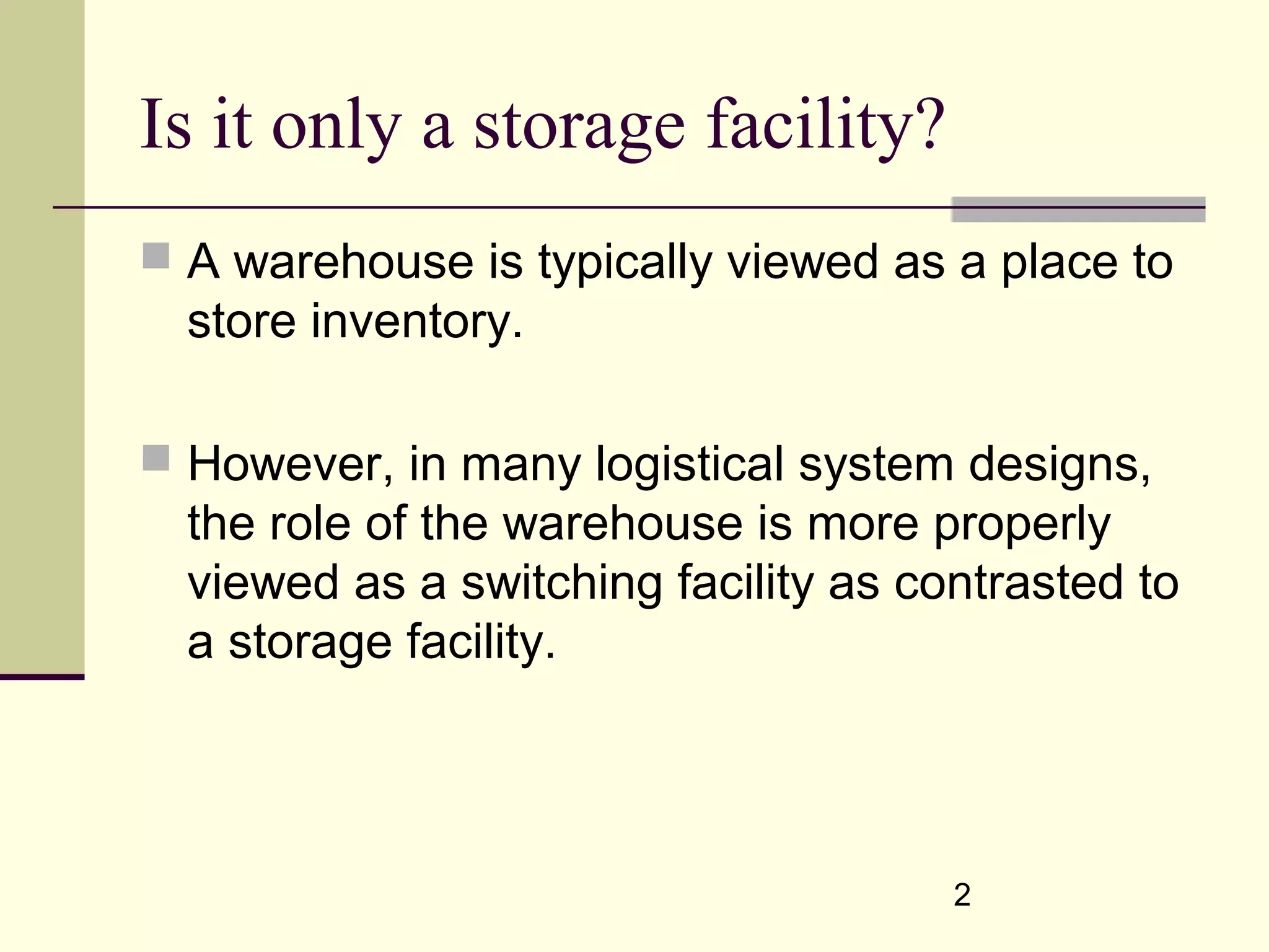Warehouse management | PPT