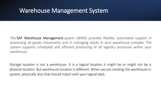 Warehouse Management Fundamentals Course | PPT