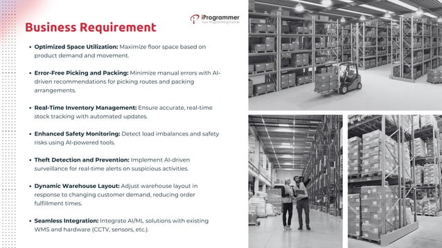 AI-Powered Warehouse Management Solutions by iProgrammer | PPT