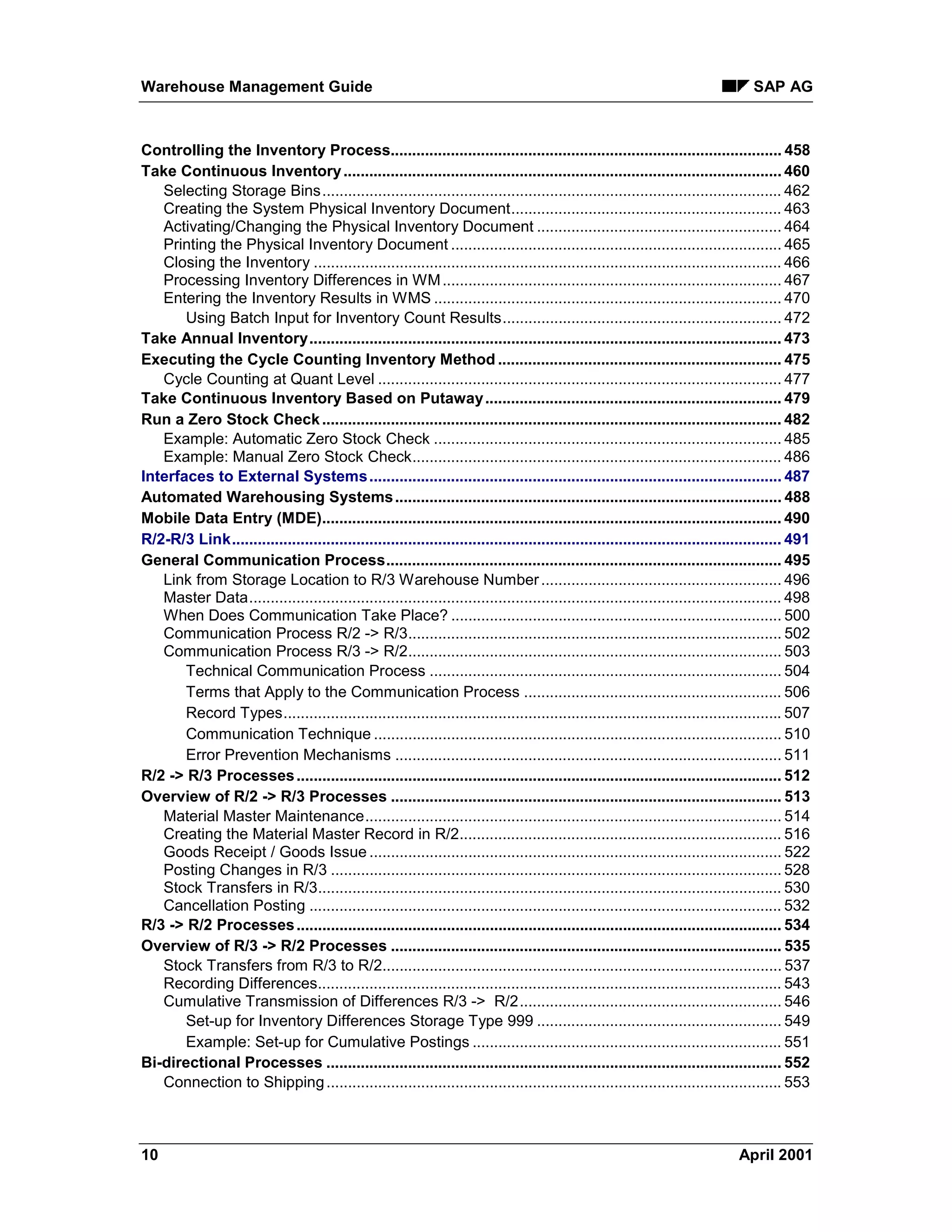 Warehouse management guide | PDF