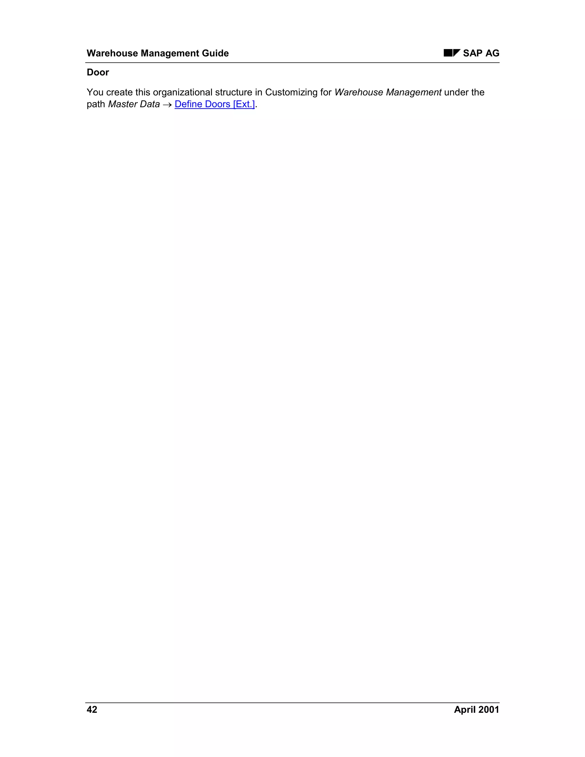 Warehouse management guide | PDF