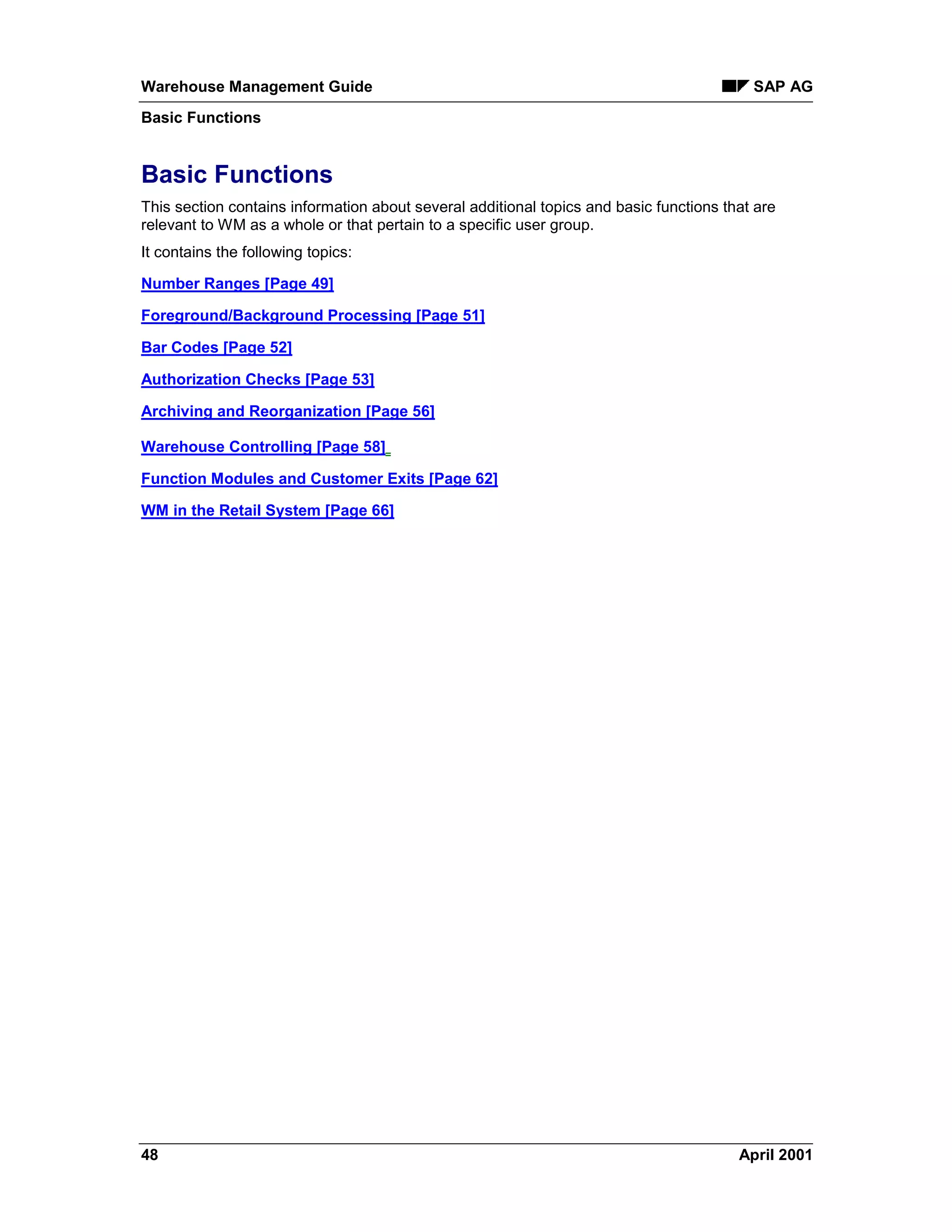 Warehouse management guide | PDF