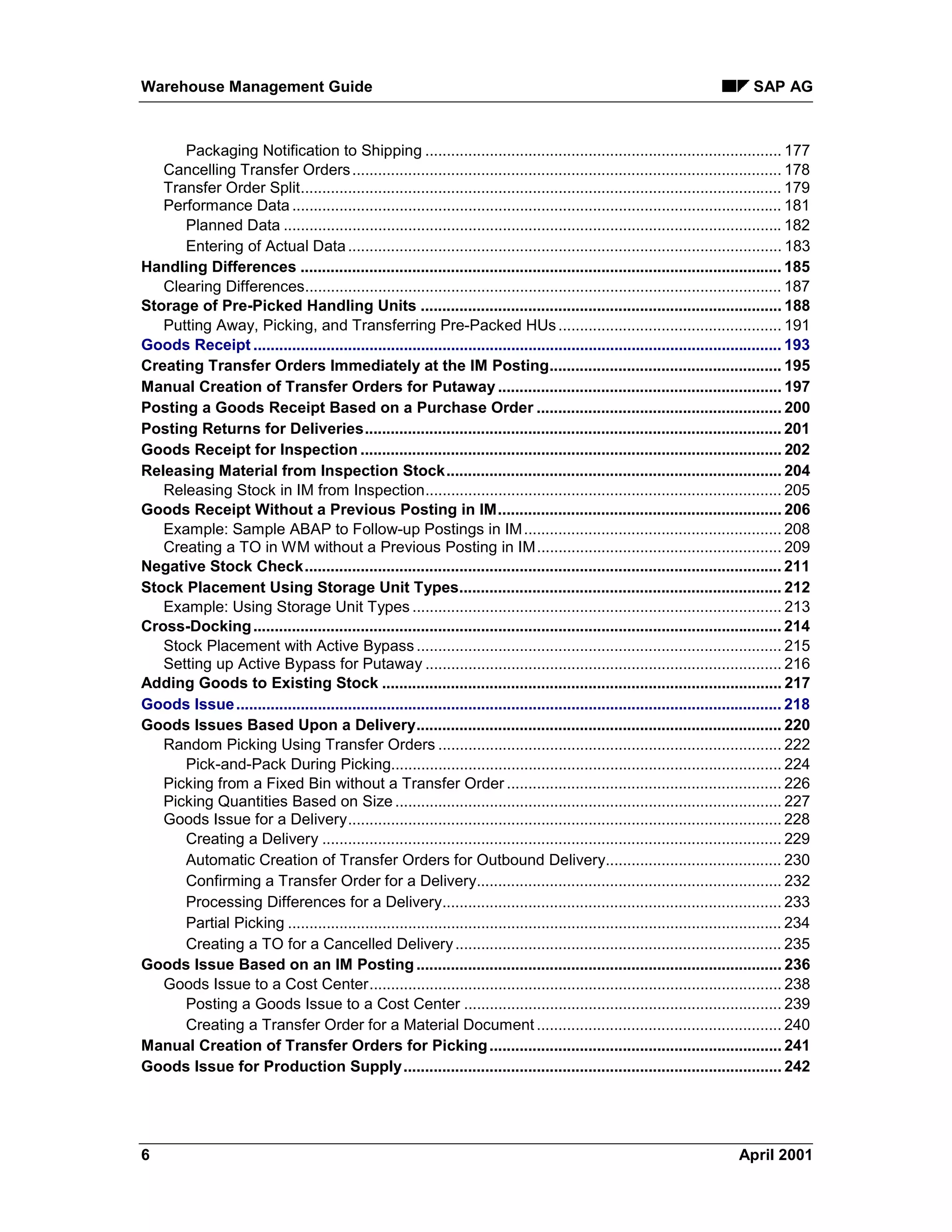 Warehouse management guide | PDF