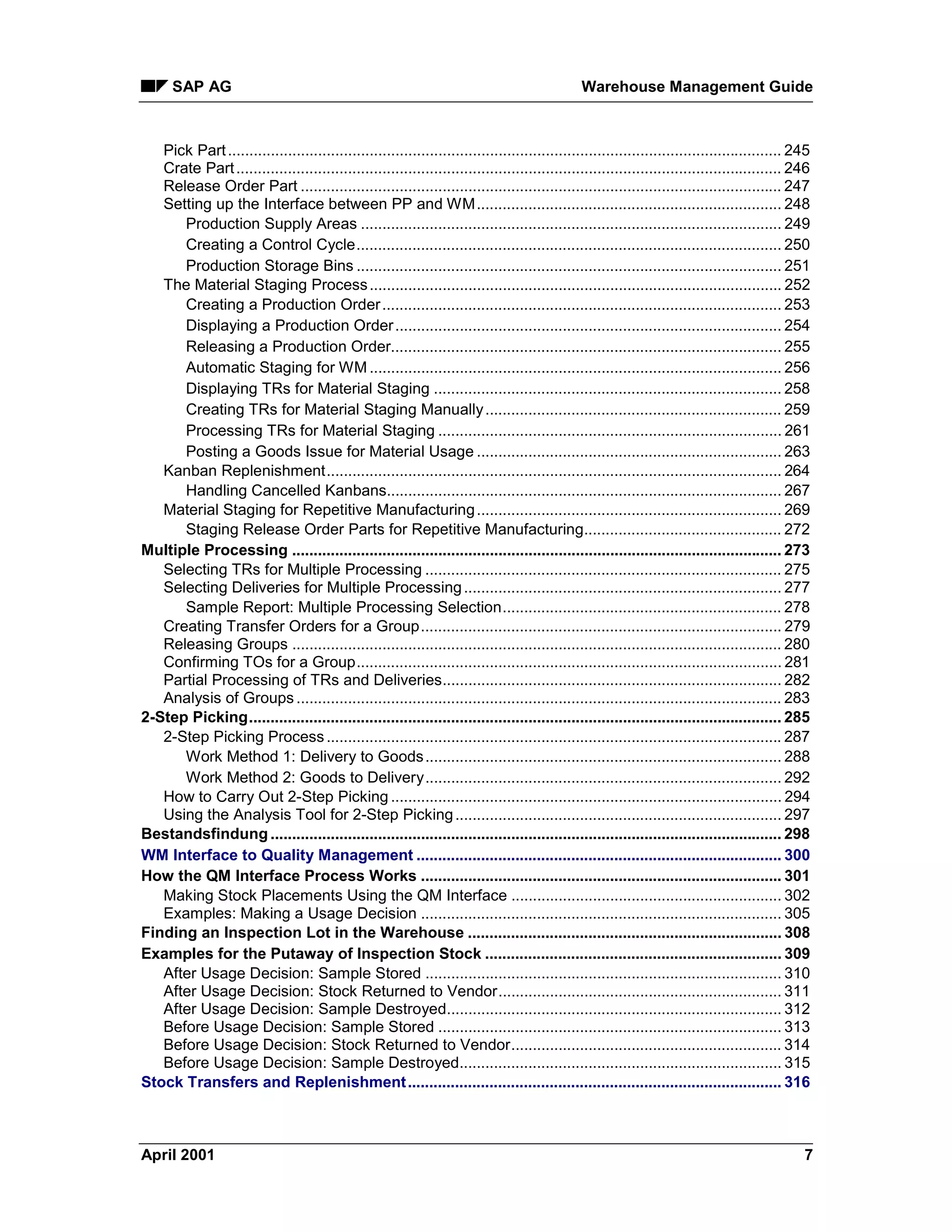 Warehouse management guide | PDF
