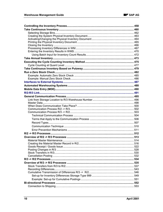 Warehouse management guide | PDF
