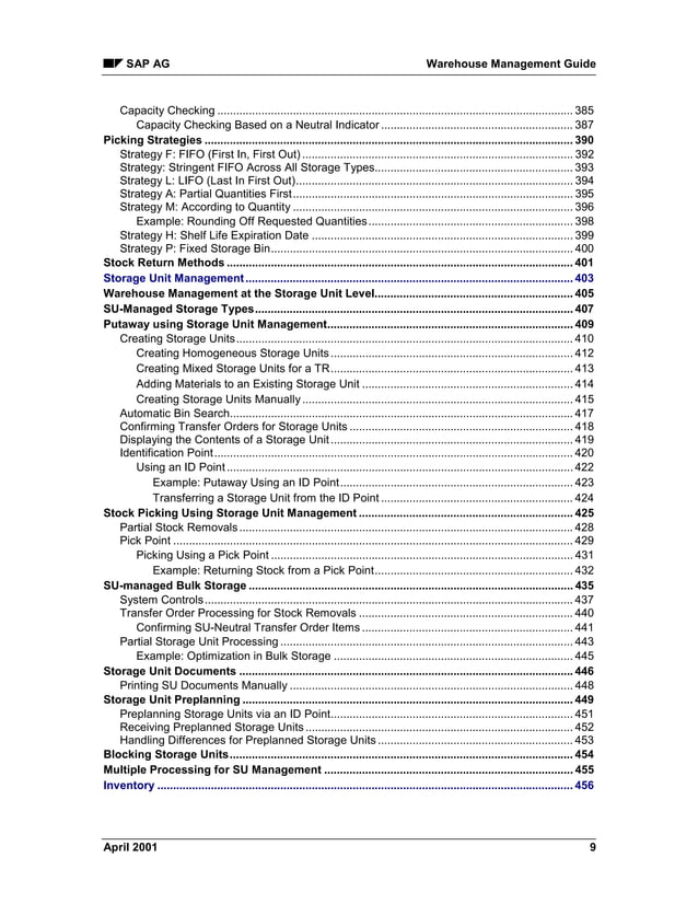 Warehouse management guide | PDF