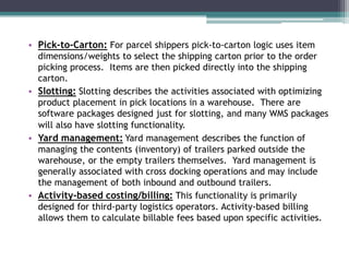WAREHOUSE_MANAGEMENT_Overview in Simple way | PPT