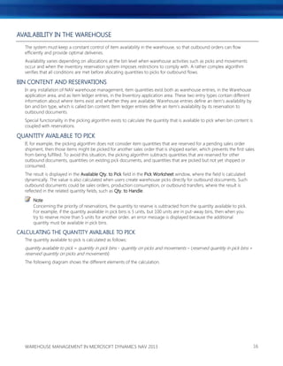 Warehouse Management in Microsoft Dynamics NAV 2013 | PDF