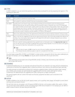Warehouse Management in Microsoft Dynamics NAV 2013 | PDF