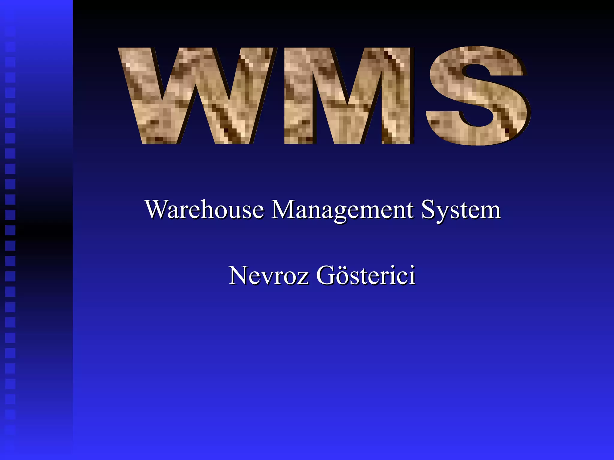 Warehouse management system | PPT