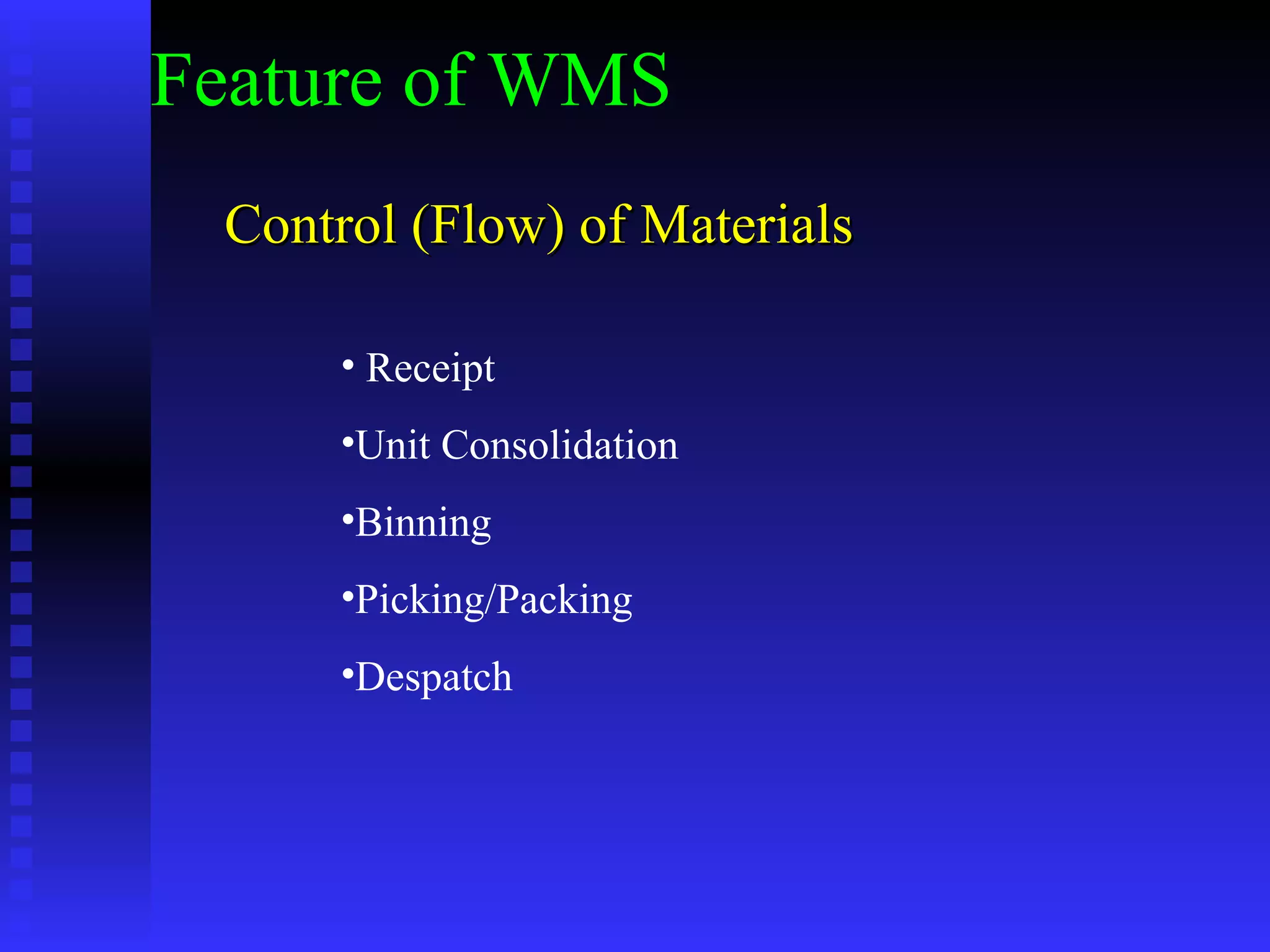 Warehouse management system | PPT