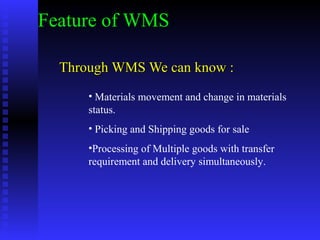 Warehouse management system | PPT