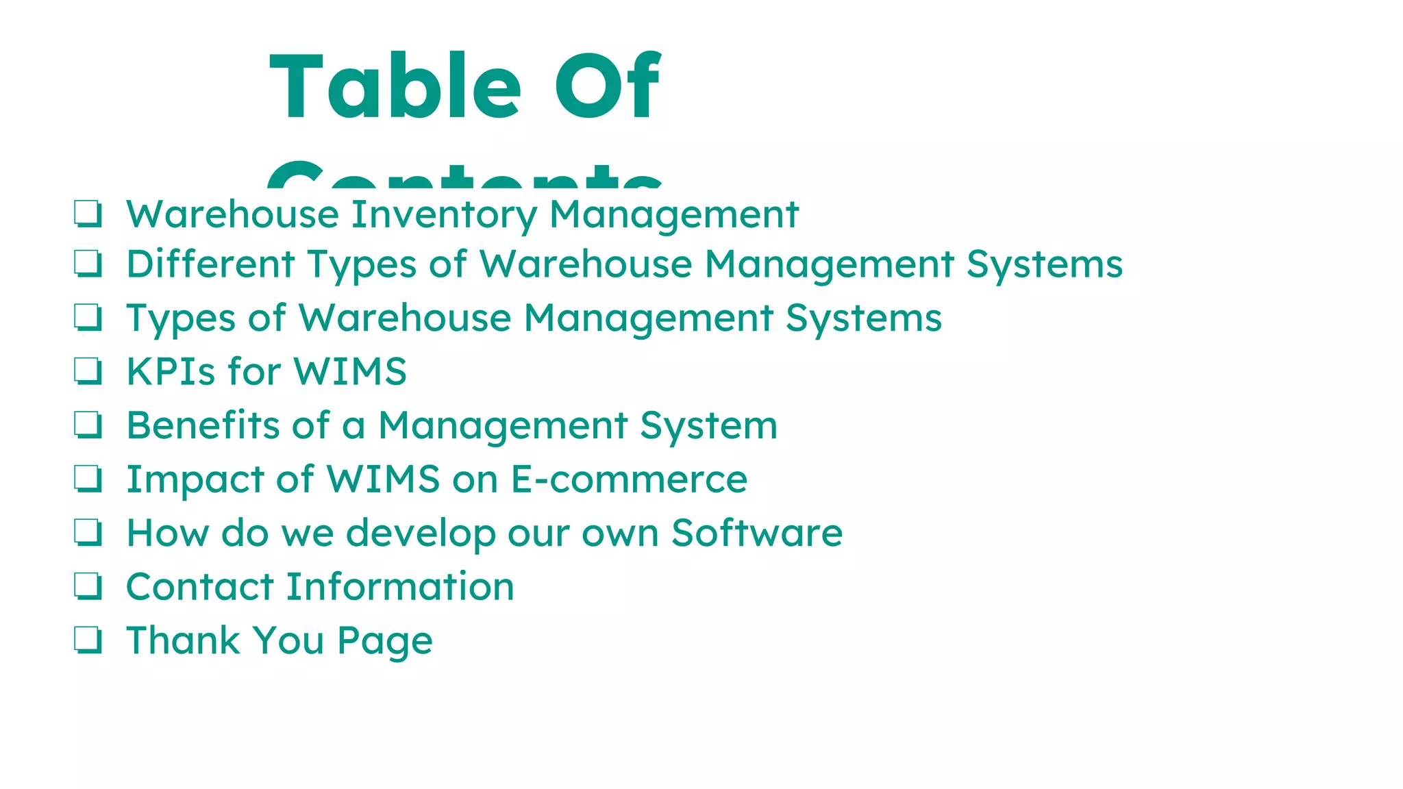 All You Need to Know About Warehouse Inventory Management System | PPTX ...