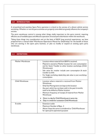 Warehouse Manual | PDF