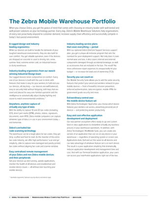 The Zebra Warehousing Mobile Computing Portfolio | PDF