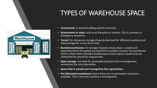 Warehouse Operations and WMS | PPTX