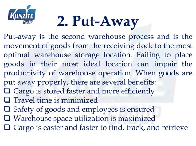 Warehouse Operations.pptx | Logistics and Transportation Industry | Industries