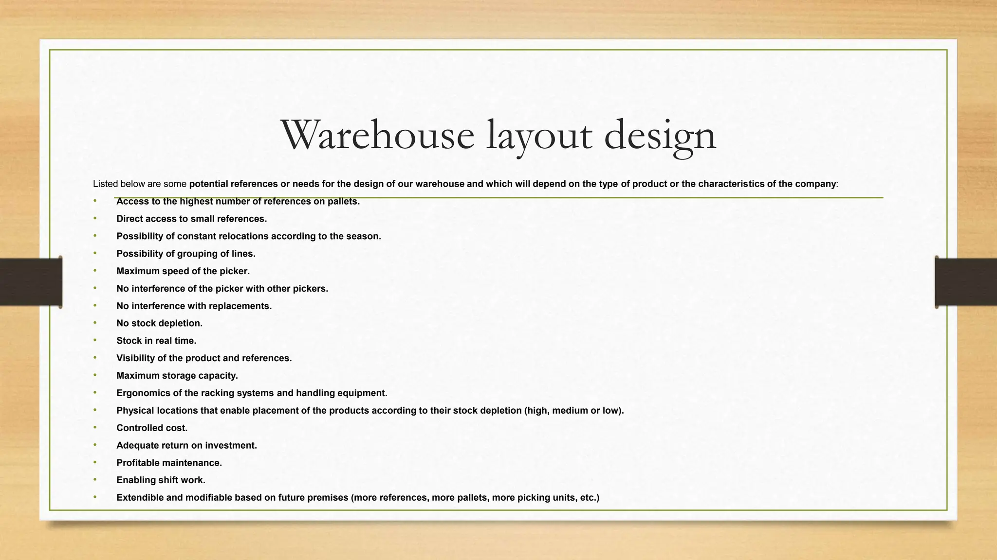 Warehouse operations.pptx how warehouse works | PPTX | Logistics and ...