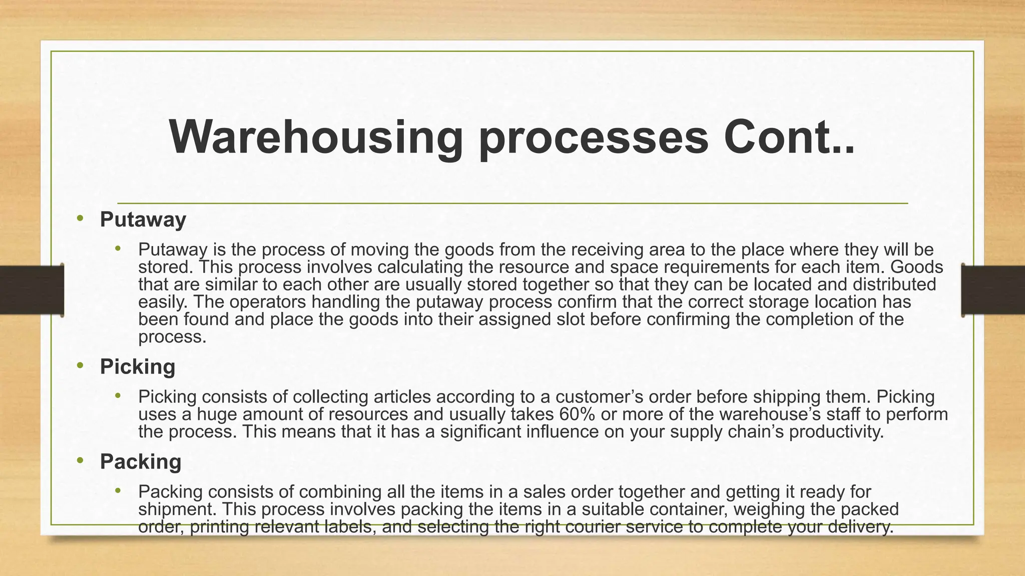 Warehouse operations.pptx how warehouse works | PPTX