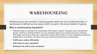 Warehouse operations.pptx how warehouse works | PPTX