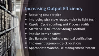 Warehouse Optimisation | PDF