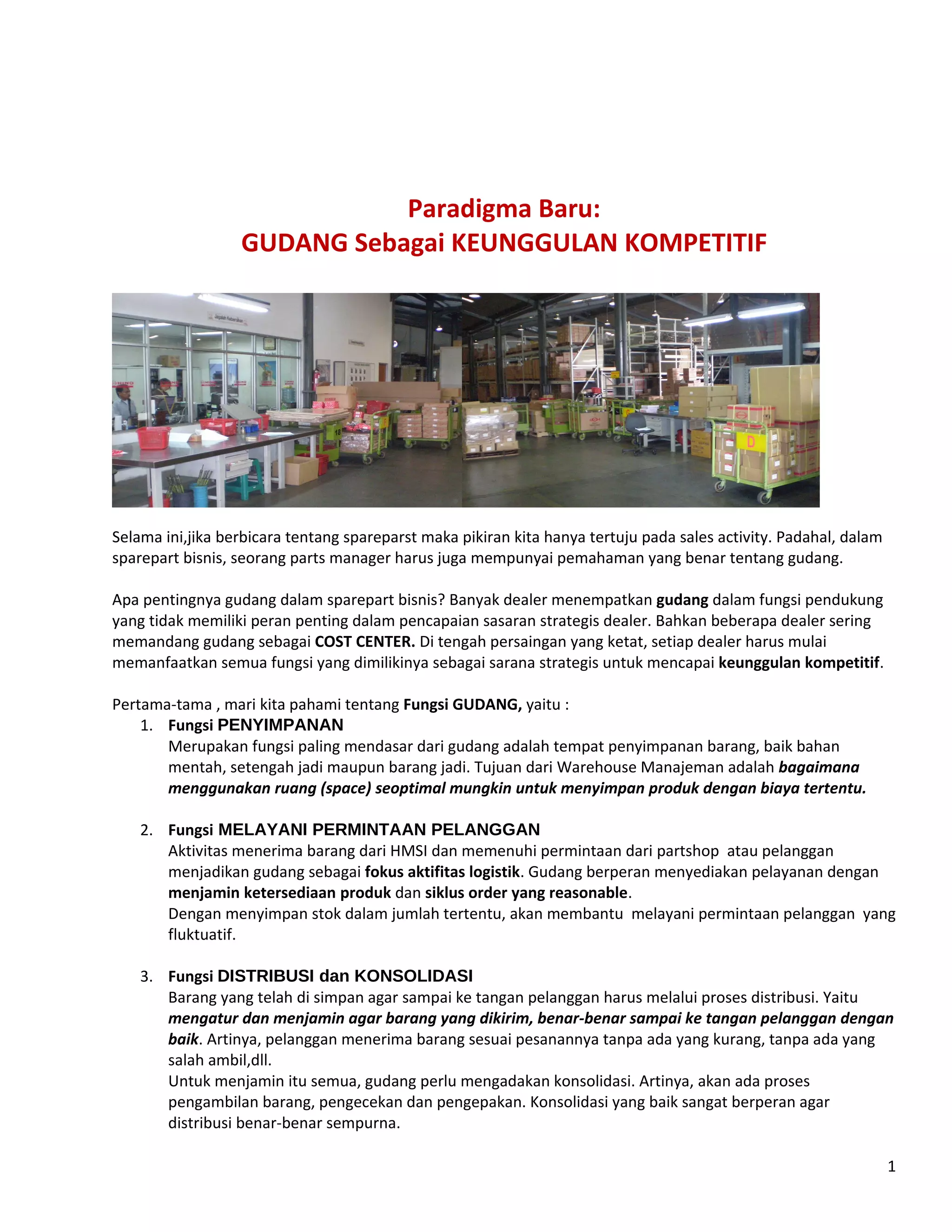 Warehouse,Paradigma Baru | DOC