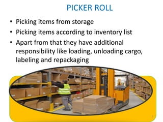 Ware house picker | PPTX