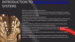 warehouse racking Dubai - stofix | PPTX