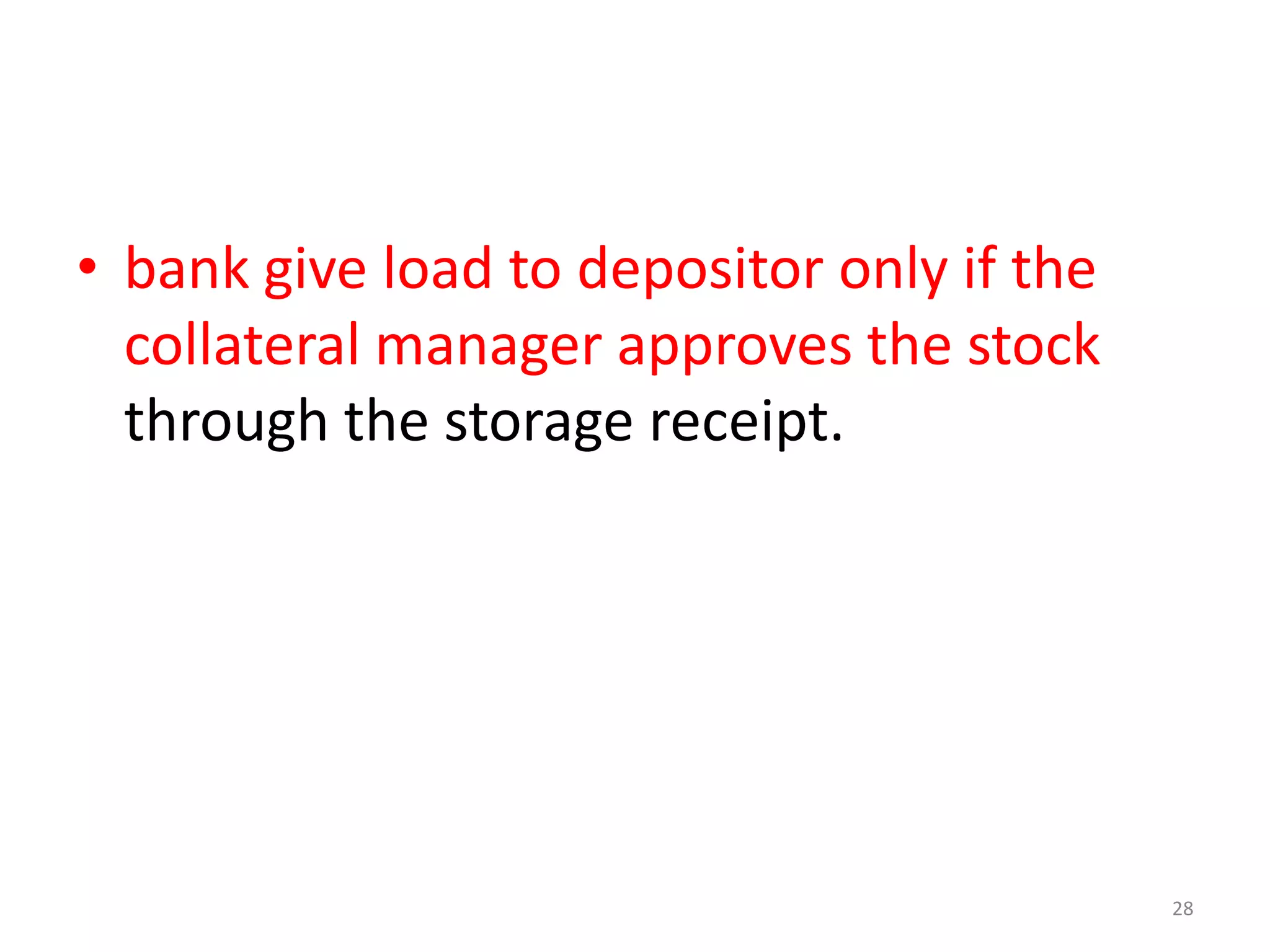 Warehouse Receipt and Collateral Management | PPTX