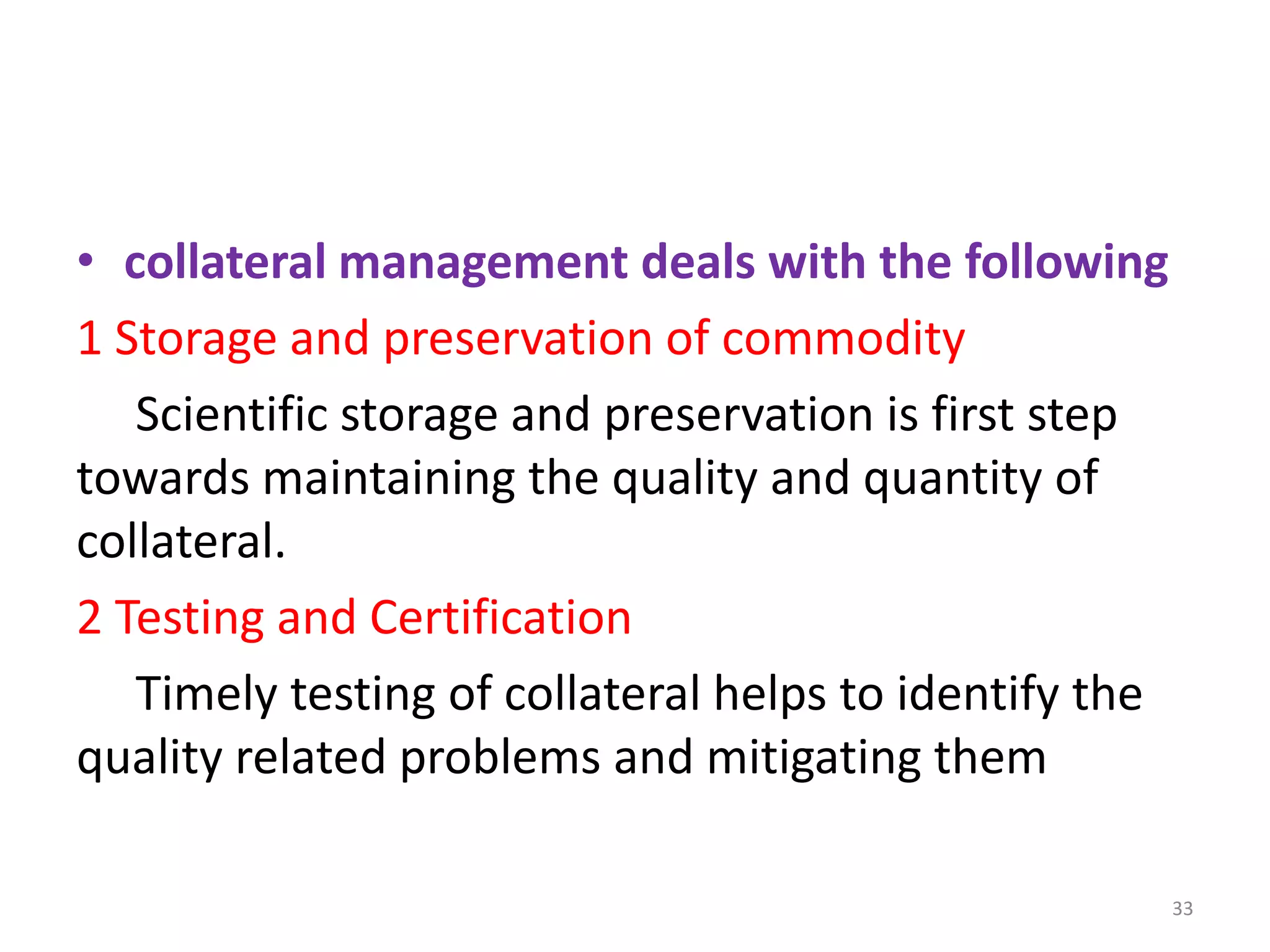 Warehouse Receipt and Collateral Management | PPTX