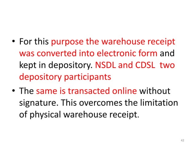 Warehouse Receipt and Collateral Management | PPTX
