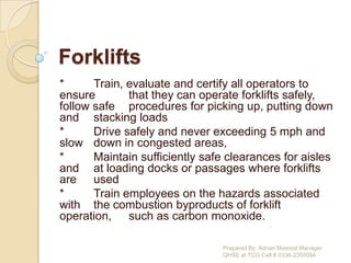 Warehouse safety | PPSX