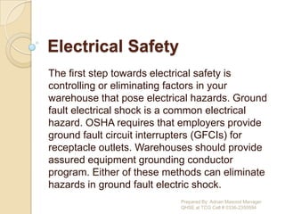 Warehouse safety | PPSX