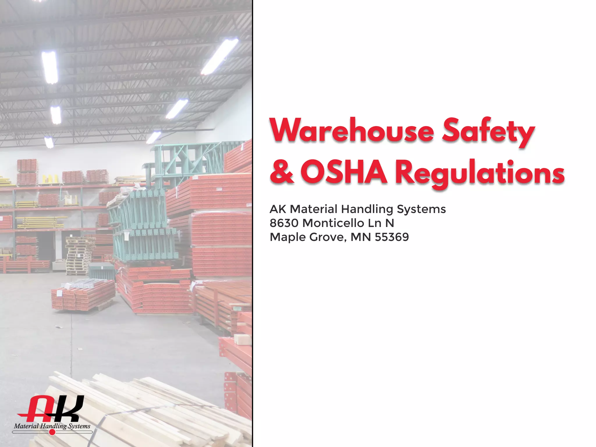 Warehouse Safety & OSHA Regulations | PDF
