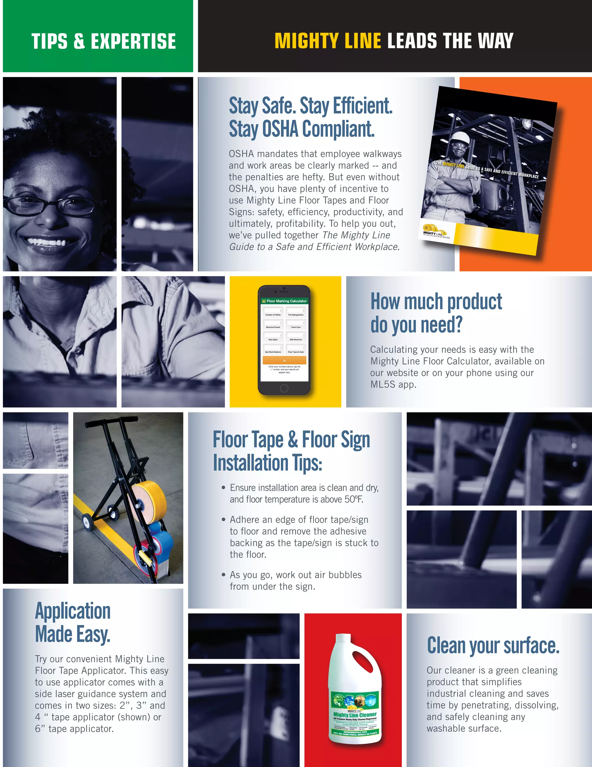 Warehouse Safety Tape Products Catalog | PDF