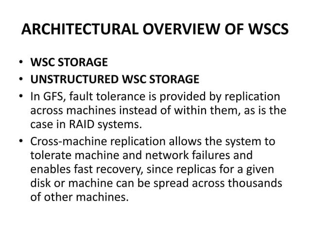 Warehouse scale computer | PPTX | Computer Networking | Computing