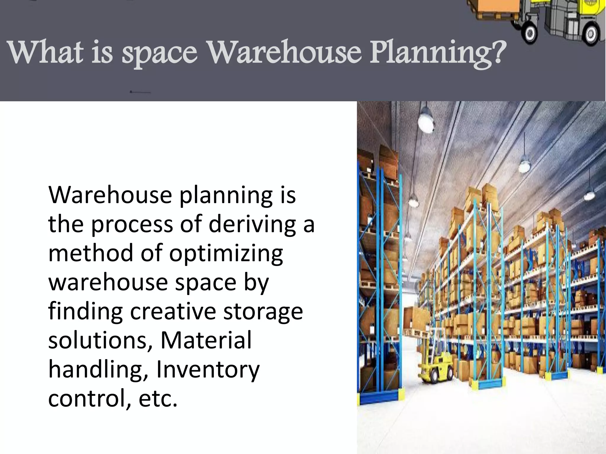 Warehouse space planning | PDF