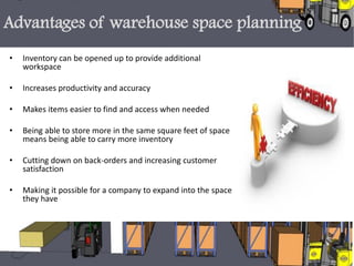Warehouse space planning | PDF
